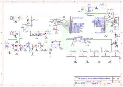 Lm2596 With Arduino And Digital Potentiometer Oshwlab
