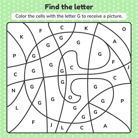 아이들을위한 색칠하기 책 편지 유치원 유치원 및 학령을위한 워크 시트 프리미엄 벡터