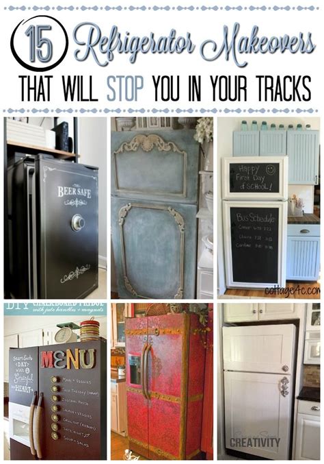 These Refrigerator Makeovers Will Stop You In Your Tracks
