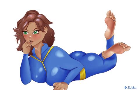 Rule 34 Ass Atomis Bethesda Softworks Black Toenails Brown Hair Fallout Feet Feet Up Female