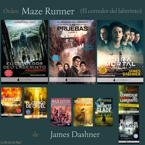 Orden Maze Runner El Corredor Del Laberinto De James Dashner La Libreta De Nani