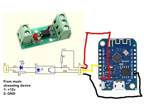 12v Trigger Circuit For Triggering Automations Via Sonoff Preferably