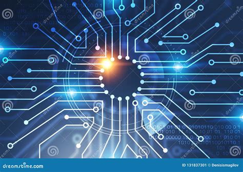 Abstract Circuits Interface Stock Image Image Of Data Concept