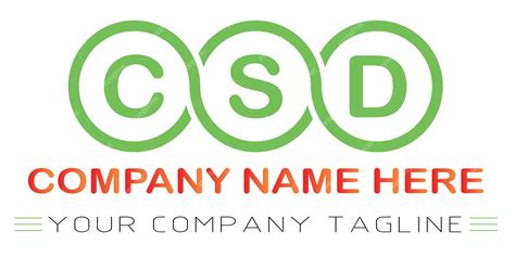 Premium Vector Csd Letter Logo Design
