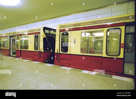 A Newly Built Type 480 S Bahn Train At Anhalter Bahnhof In Berlin