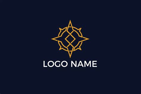 Compass Infinity Logo Branding And Logo Templates ~ Creative Market