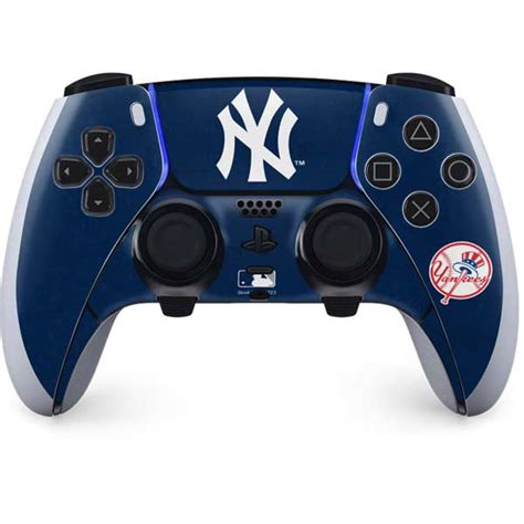 New York Yankees Solid Distressed Ps5 Dualsense Edge Pro Controller