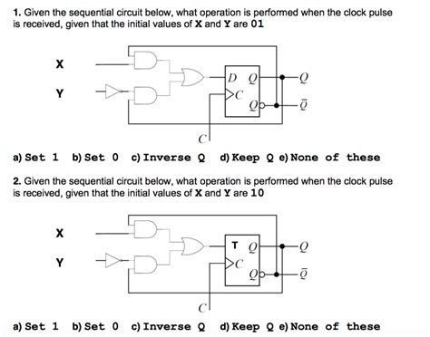 Solved Given The Sequential Circuit Below What Operation Is Chegg Com