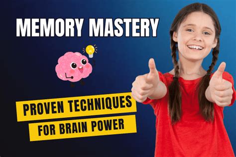 Memory Mastery Proven Techniques For Boosting Brain Power