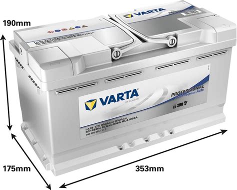 Power Boat Battery Varta Professional Agm La Ah H Paadiakud Osta
