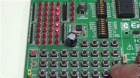Project 4 Random Flashing Leds Mikroc Pro For Pic Tutorials Youtube