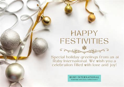 As The End Of The Year Approaches We From Ruby International Maritime