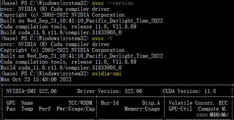 详解Windows系统下面如何查看CUDAcuDNNPython和各个软件包的版本 查看cuda torch cudnn 版本 CSDN博客
