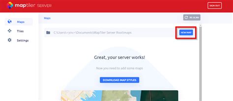 Deploy Sample Maps On Maptiler Server Guides Self Hosting Self Hosted Maps Maptiler