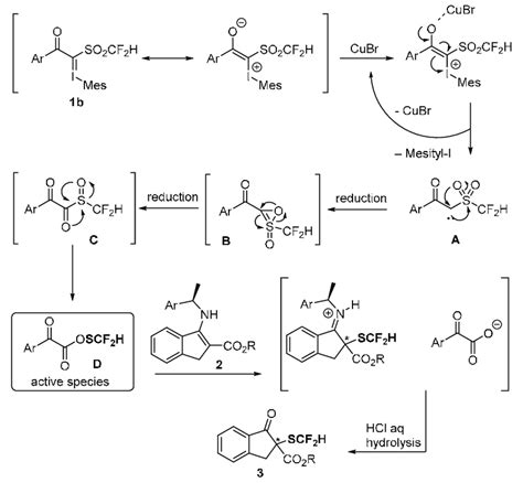 Scheme Proposed Reaction Mechanism Download Scientific Diagram