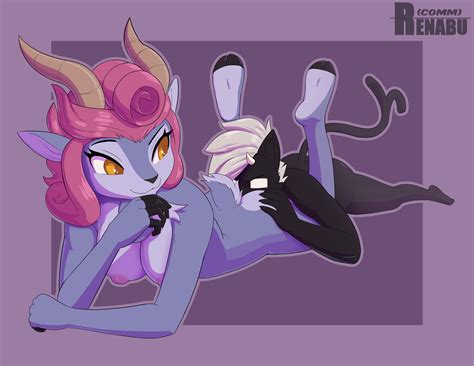 Rule 34 Absa Absurd Res Ambiguous Gender Anal Black Body Blue Body Breasts Butt Worship