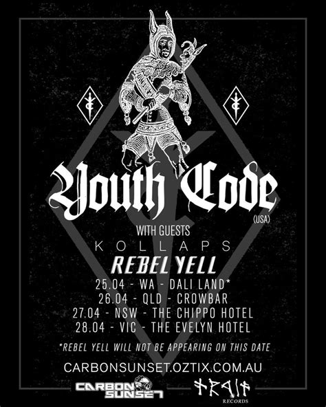 Us Electro Rockers Youth Code Announce Australia Tour The Rockpit