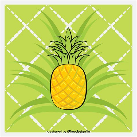 Pineapple Fruit Vector Free Download