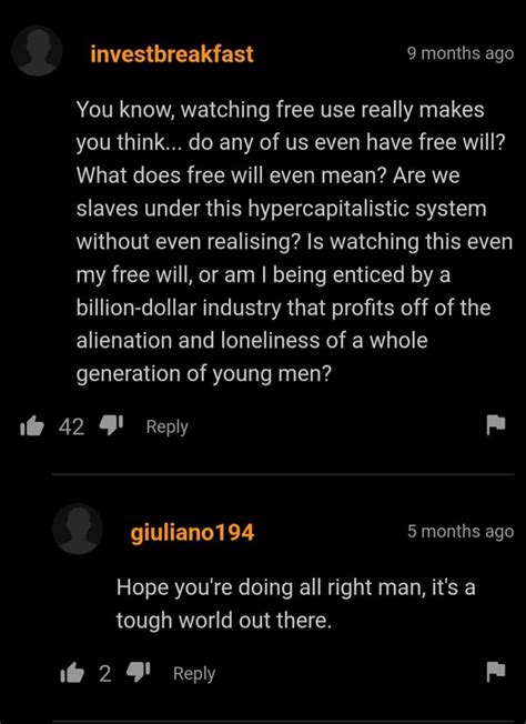 Bro Got Philosophical Real Quick R Pornhubcomments