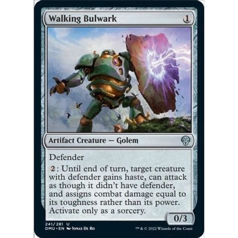 Walking Bulwark Magic The Gathering Mtg Shopee Philippines