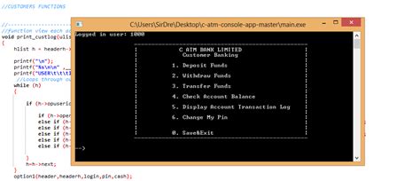 A C Atm Console App Trần Quang Trung