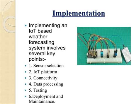 Weather Forecasting Bcet Iot Projectpptx