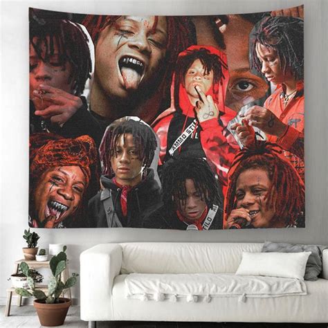 Trippie Redd Album Cover Print Tapestry Home Decoration Wall Tapestry