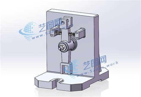 杠杆铣22槽机械夹具设计工装工序sw17版三维模型说明书cad图纸c22240 艺图网