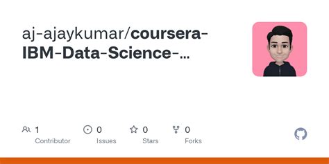 Github Aj Ajaykumarcoursera Ibm Data Science Professional Certification