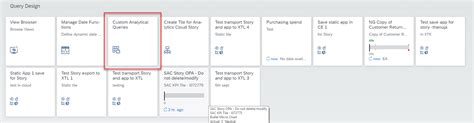 How To Build A Custom Analytical Query Sap Community