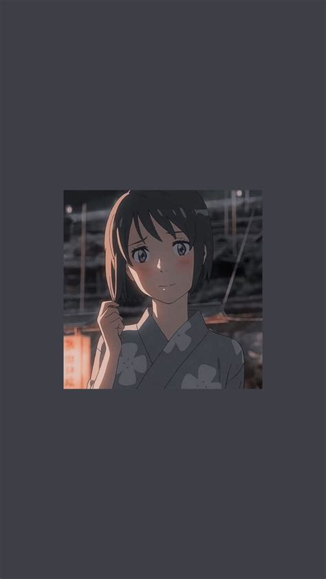 Mitsuha Miyamizu Personajes De Anime Anime Dibujos Oscuros