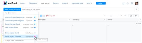 Agile Board User Interface YouTrack Server