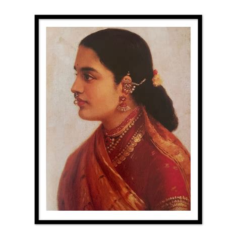 Thara Varini By Raja Ravi Varma Wall Art The Atrang