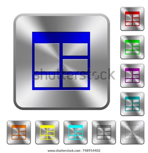 Spreadsheet Vertically Merge Table Cells Engraved Stock Vector Royalty Free