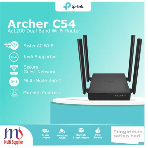 Jual Tp Link Archer C54 AC1200 Dual Band Wi Fi Router TpLink Archer C 54 Jakarta Barat Multi