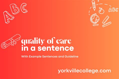 How To Use Quality Of Care In A Sentence Easy Examples
