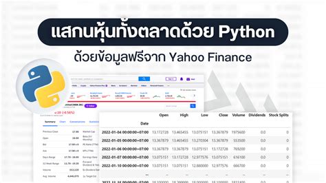 แสกนทั้งตลาดหุ้น หาหุ้นเทพด้วย Python ผ่านข้อมูลจาก Yahoo Finance