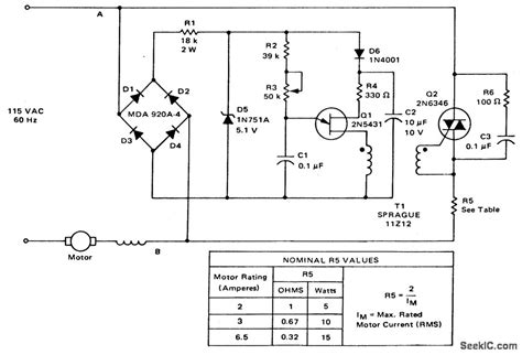 MOTOR SPEED CONTROL WITH FEEDBACK Control Circuit Circuit Diagram SeekIC Com