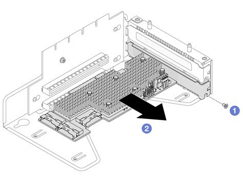 Remove Riser 1 Assembly Hba Raid Thinksystem Hs350x V3 Lenovo Docs
