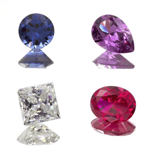 Lab Created Gemstones Synthetic Sapphire Synthetic Ruby Synthetic