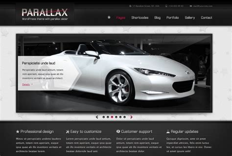 Free And Commercial Parallax WordPress Themes Plugins IDevie