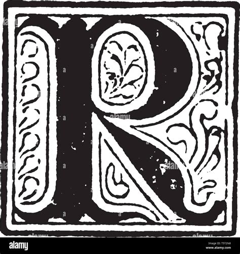 Fancy Script Letter R