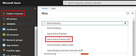 Create An Azure Active Directory B2c Tenant