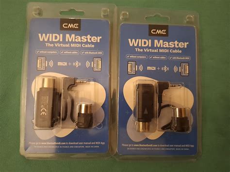Cme Widi Master 5 0 Pair 2 Wireless Midi Connectors Over Reverb