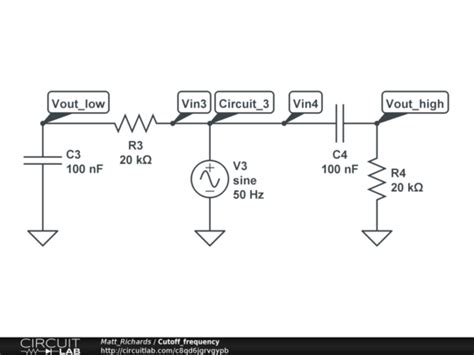 Cutofffrequency Circuitlab
