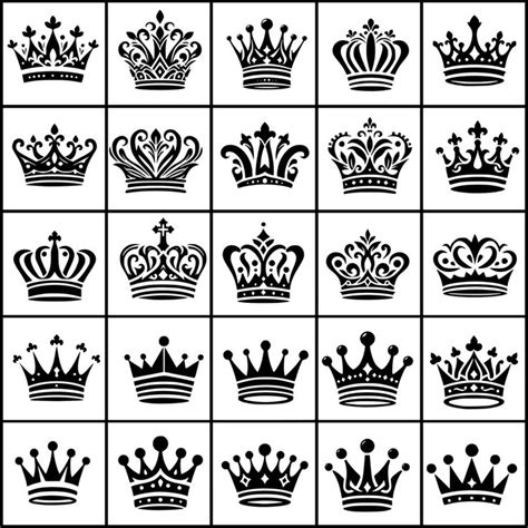 Crown Svg Crown Svg Bundle Crown Laser Cut Crown Silhouette Crown