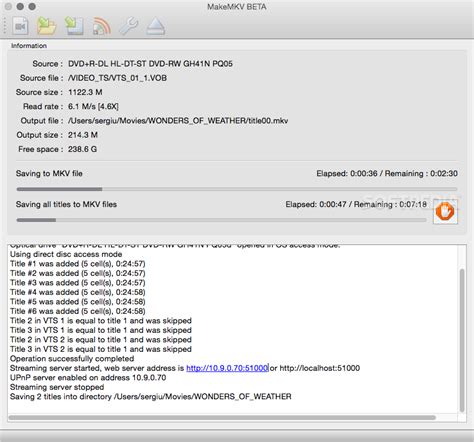 MakeMKV Download Mac Softpedia