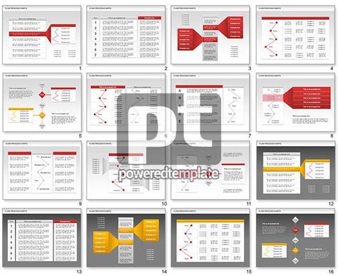 Process Flowchart Presentation Template For Google Slides And PowerPoint