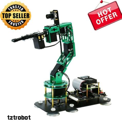 Buy Dofbot Ai Vision Robotic Arm 6 Axis Robot Arm Assembled W Ros For Raspberry Pi Online At