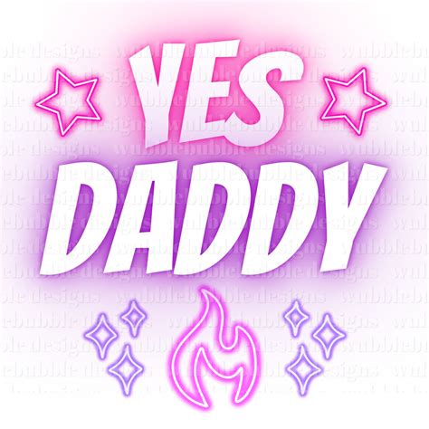 Yes Emote Fire Daddy Neon Purple Turquoise And Pink Yes Daddy